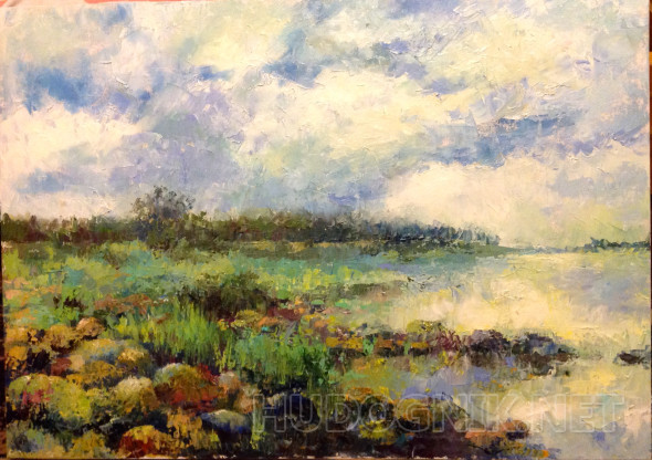 Картина Берег Сааремаа Размеры 70x50 Год 2016 Цена 6000 рублей Художник Пятакова Юлия