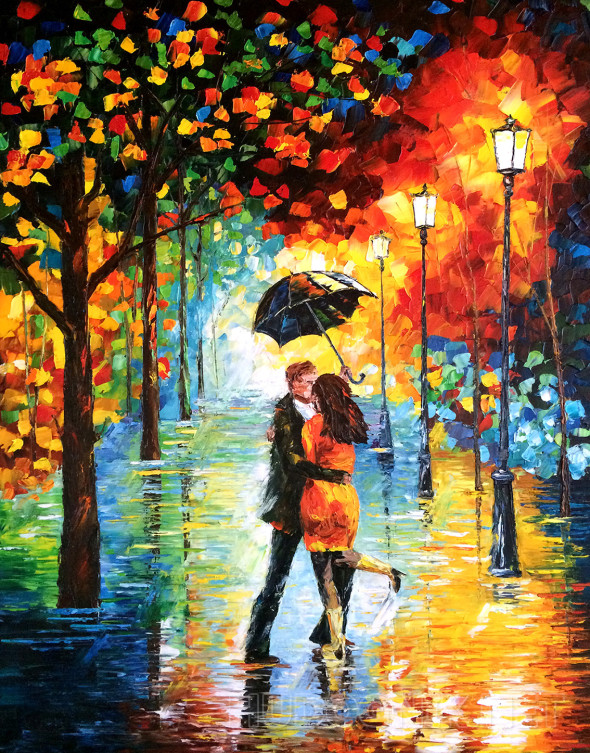 Картина двое Размеры 30x40 Год 2017 Цена 10900 рублей Художник Скромова Марина Анатольевна