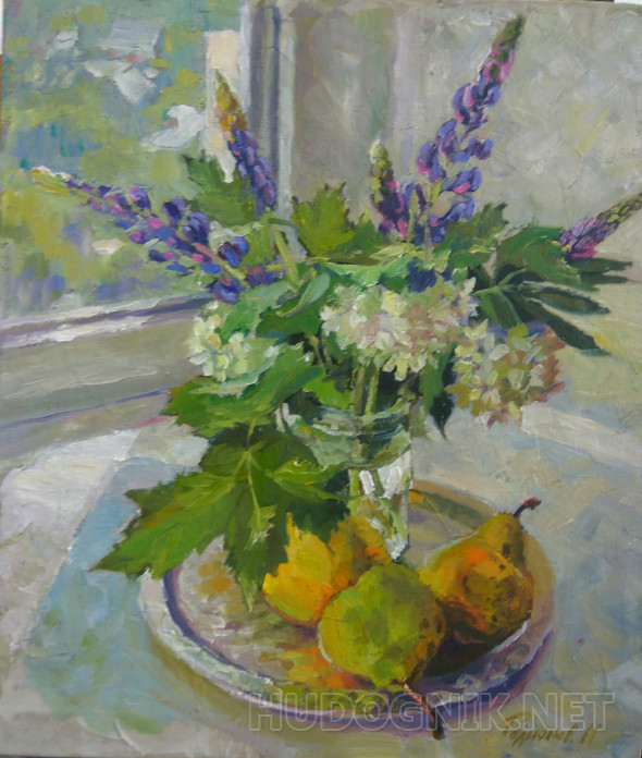 Картина Июньский букетик Размеры 36x41 Год 2018 Цена 18000 рублей Художник Родионов Игорь