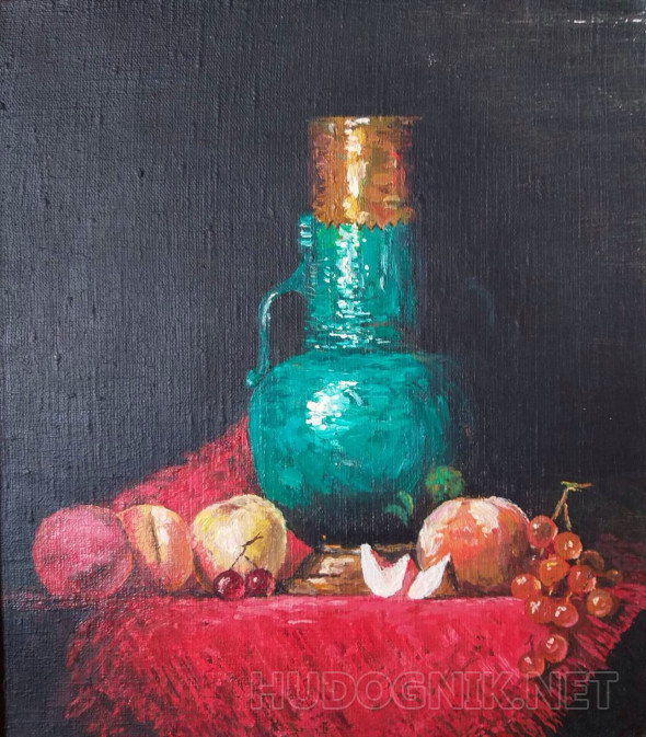 Картина Марокканская ваза Размеры 35x40 Год 2001 Цена 20000 рублей Художник Петров Вадим