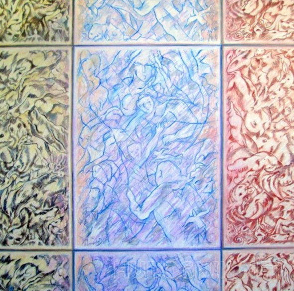 Картина Кафель. Размеры: 50x50, Год: 2016, Цена: 842100 рублей Художник ...