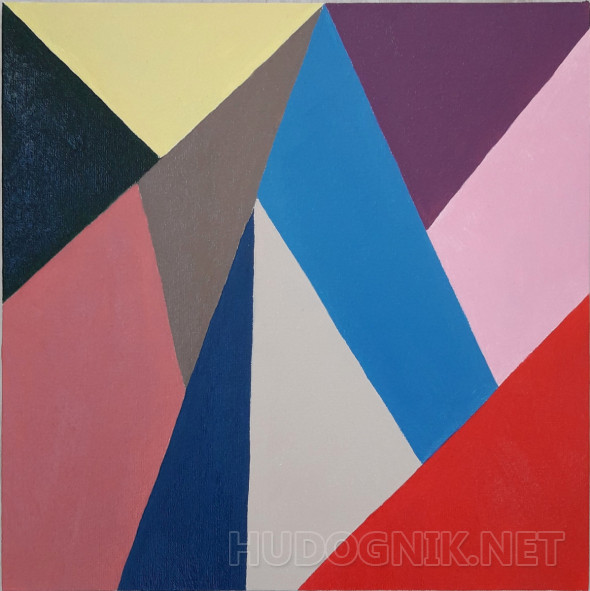 Картина Витраж Размеры 30x30 Год 2020 Цена 6469 рублей Художник Гвоздева Александра Яковлевна