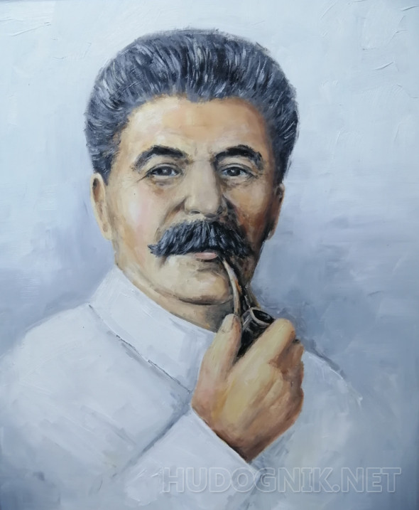 Картина Сталин. Размеры: 34x40, Год: 2018, Цена: 3500 рублей Художник ...