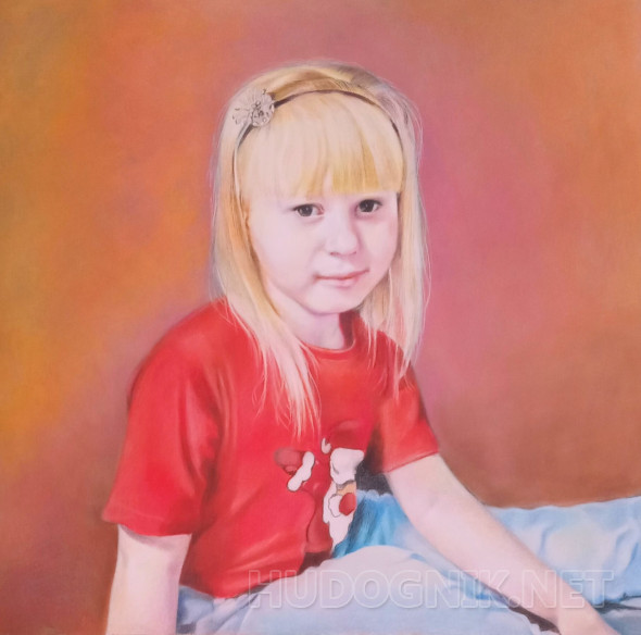 Картина Портрет Размеры 50x50 Год 2022 Цена 0 рублей Художник Агаревская Татьяна Сергеевна