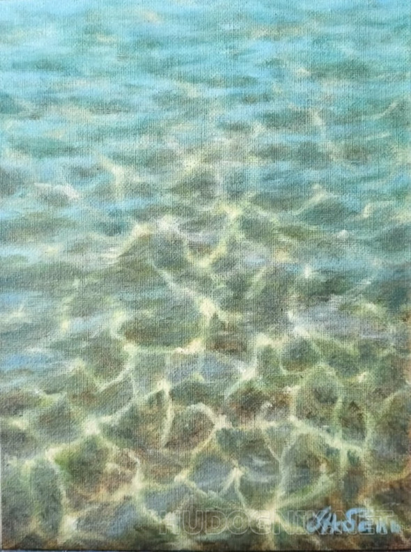 Картина Прозрачная вода. Размеры: 18x24, Год: 2022, Цена: 890 рублей ...