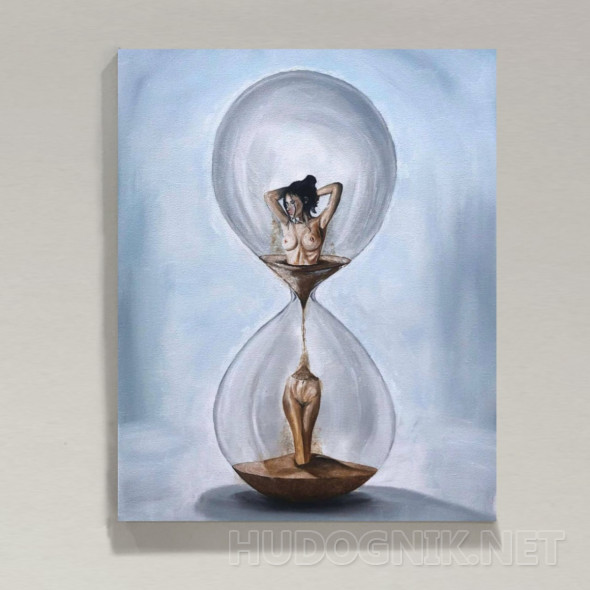 Картина Песочные часы. Размеры: 50x70, Год: 2022, Цена: 5972 рублей ...