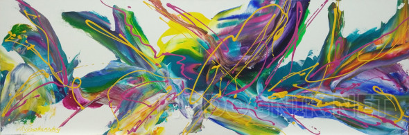 Картина Иллюзия полета. Размеры: 120x40, Год: 2017, Цена: 28077 рублей ...