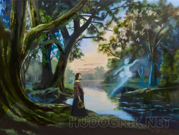 Картина Лесной дух Размеры 80x60 Год 2022 Цена 42000 рублей Художник Виктория Рыбцова