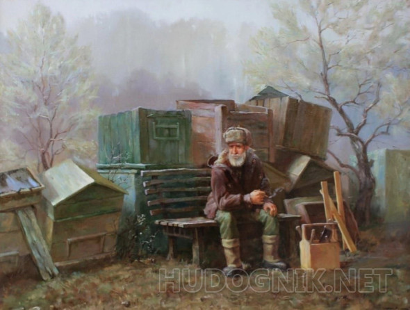 Картина Пасека Размеры 60x40 Год 2023 Цена 7000 рублей Художник Скулкина Ольга