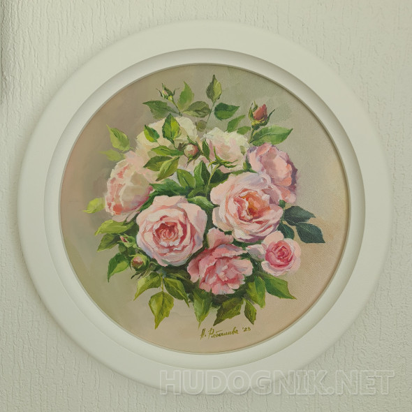 Картина Розы Размеры 30x30 Год 2023 Цена 9000 рублей Художник