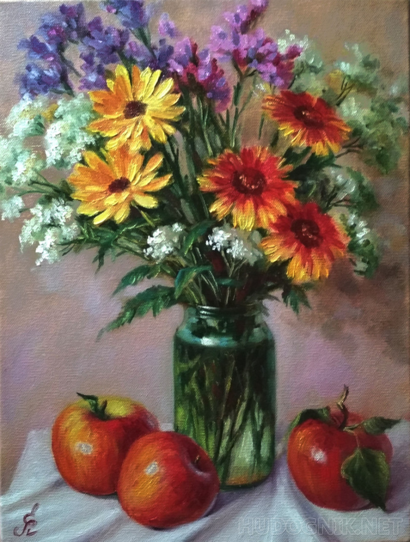 Картина Краски сентября. Размеры: 30x40, Год: 2023, Цена: 4000 рублей ...