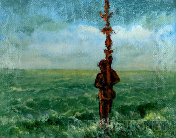 Картина Несущий Размеры 23x18 Год 2024 Цена 11000 рублей Художник Абаимов Владимир Васильевич