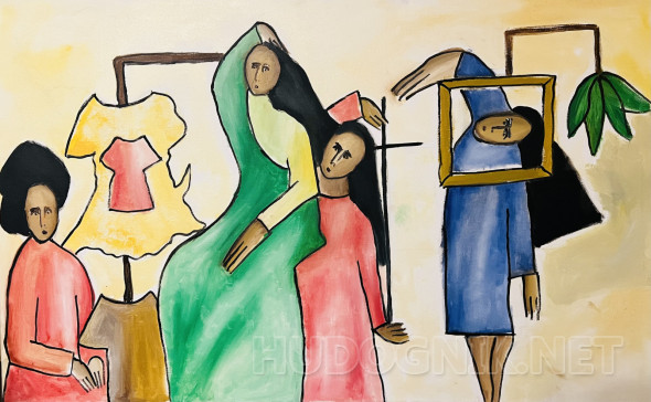 Картина Потерянные Размеры 80x50 Год 2023 Цена 64400 рублей Художник Туманян Эмма Кареновна