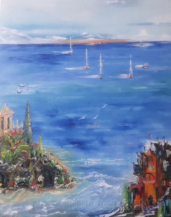 Картина Прекрасное далеко Размеры 65x80 Год 2024 Цена 28000 рублей Художник Донцов Юрий