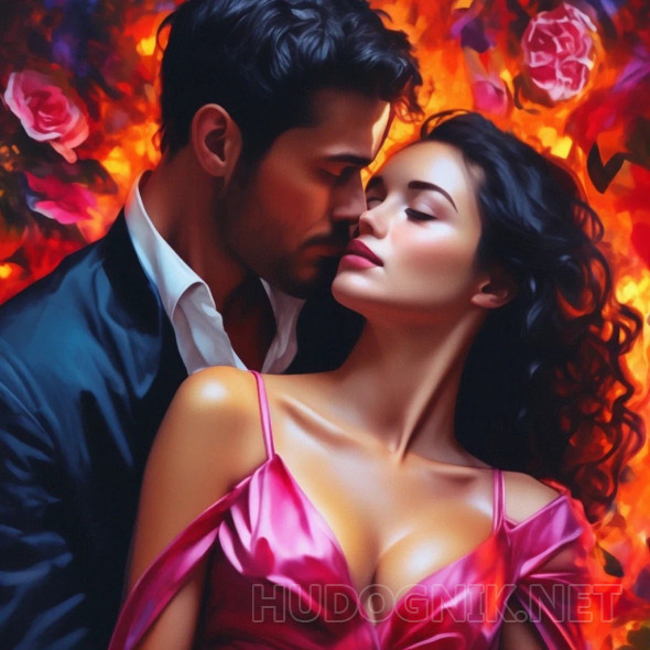 Картина Двое Размеры 80x80 Год 2024 Цена 95700 рублей Художник Скулкина Ольга